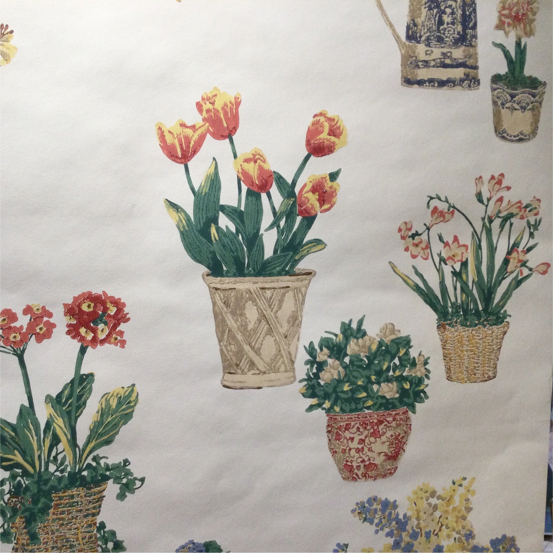 Historic Deerfield Wallpaper Chinoiserie and Flowers | Historic ...