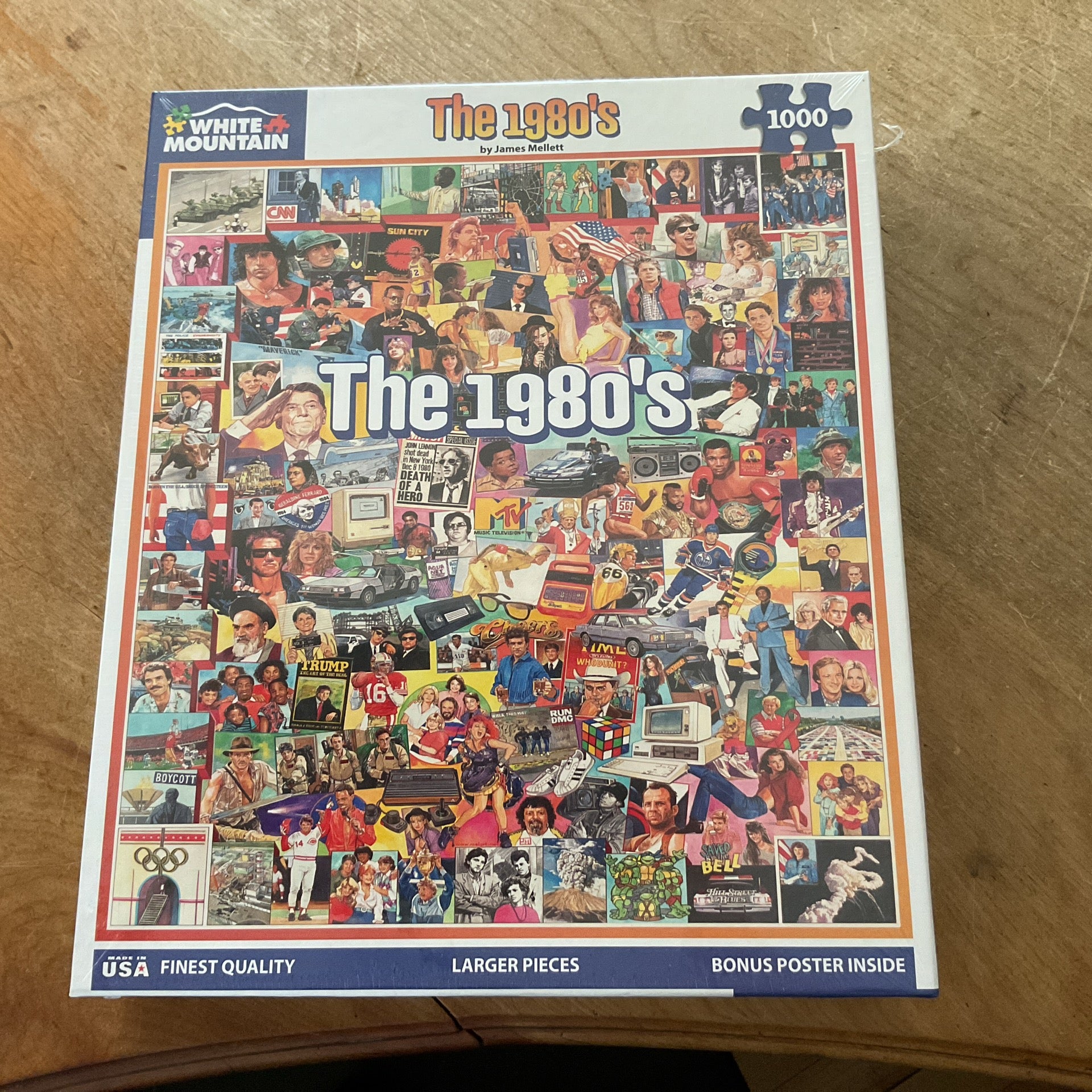 White Mountain Puzzles The Eighties, 1000 piece | Historic Deerfield ...